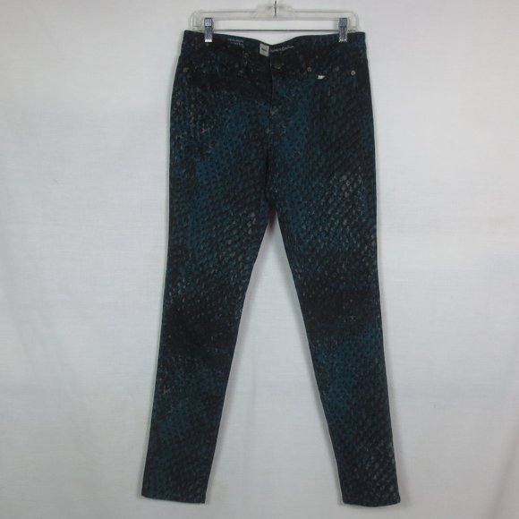 Mossimo Supply Co. | Jeans | New Mossimo Jeans Teal Black Tan Curvy ...